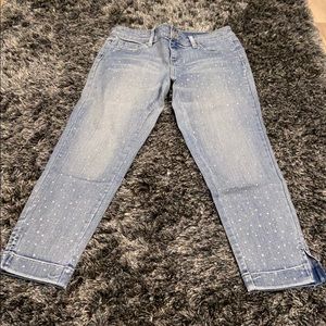 Cache | Jeans | Cach Embellished Crop Denim | Poshmark